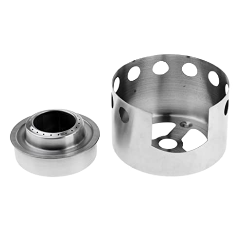 SEASD Outdoor Stove Windscreen Camping Stoves Windshield Lightweight Spirit Burner Multifunction Stand