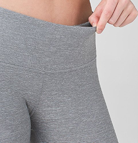 lululemon Wunder Under Pant III Full On Luon Yoga Pants (Heathered Slate, 10)