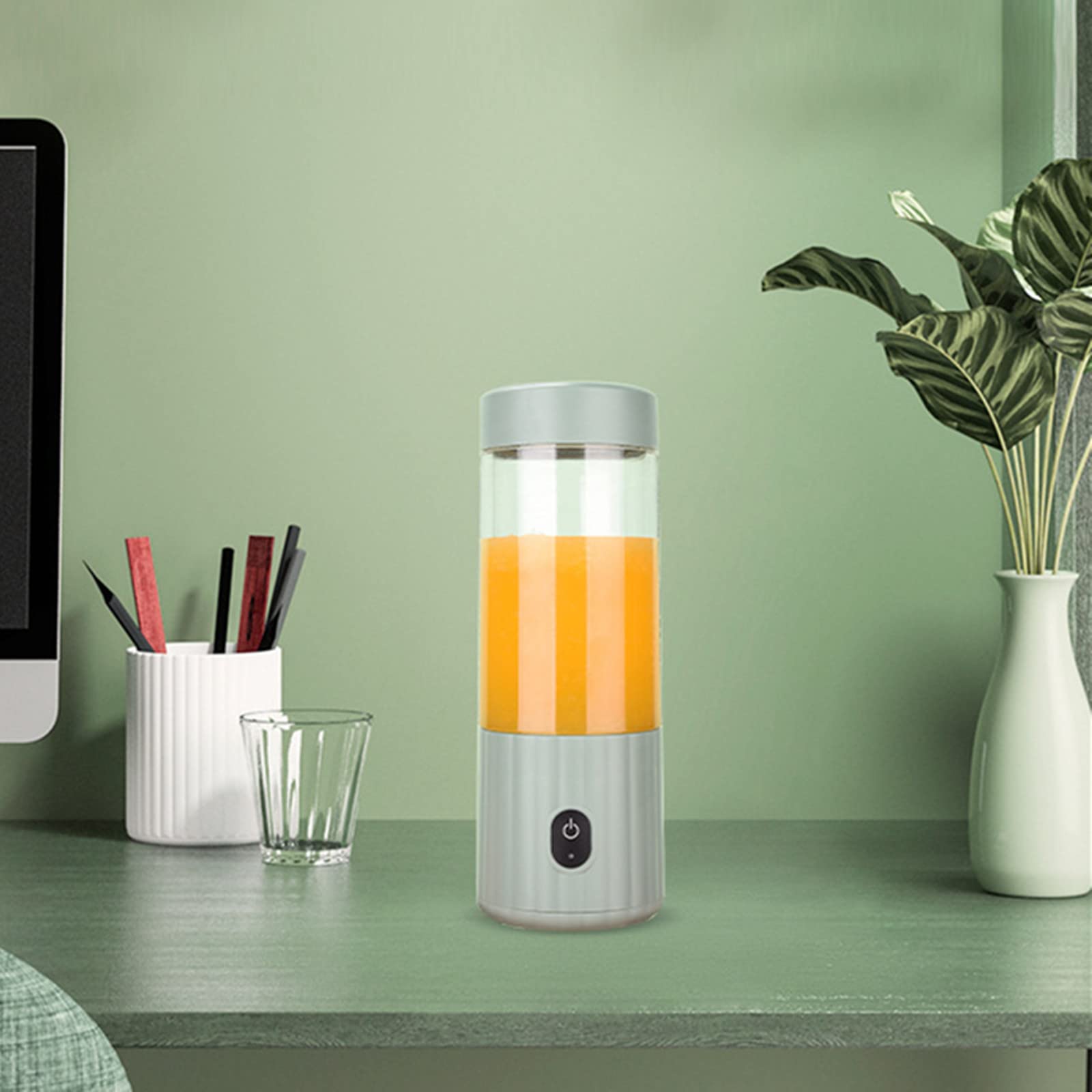 Portable Blend-er USB Rechargeable - Personal Blend-er for Shakes And Smoothies, Fruit Juicer with 6 Blades, Handheld Blenders for Sports, Travel, Outdoors