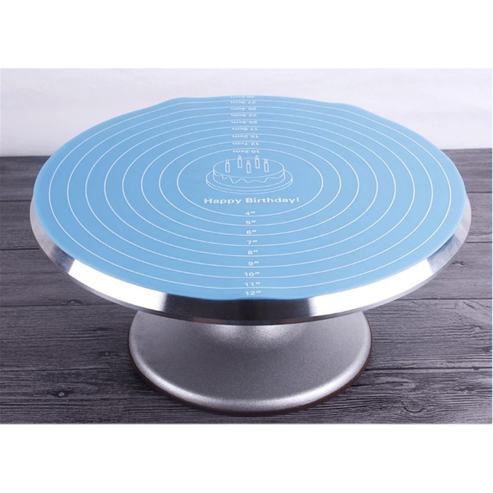 ShanLily Round Silicone Baking Mats For 12 Inch Cake Pan, Food Grade, Non-Stick, Reusable Silicone Mat For Baking Pan For Bread/Tortilla/Pastry