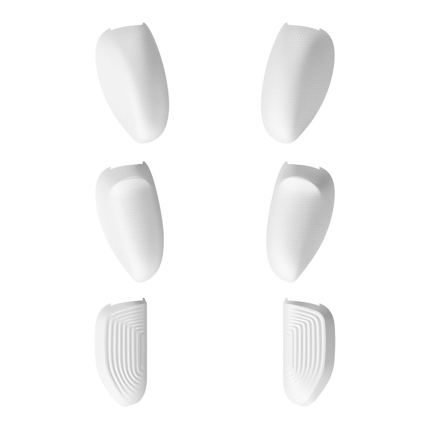 Skull & Co. Interchangeable Grip Set for NeoGrip, JoyGrip and GripCase Crystal: Snap/Trigger/Plus Grips [3 Pairs] Compatible with Nintendo Switch OLED and Regular Model -White (Renewed)