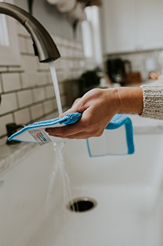 Zflow 18" Professional Microfiber Mop - Commercial Stainless Steel Handle With Microfiber Dust Pad + 3 Microfiber Wet Pads
