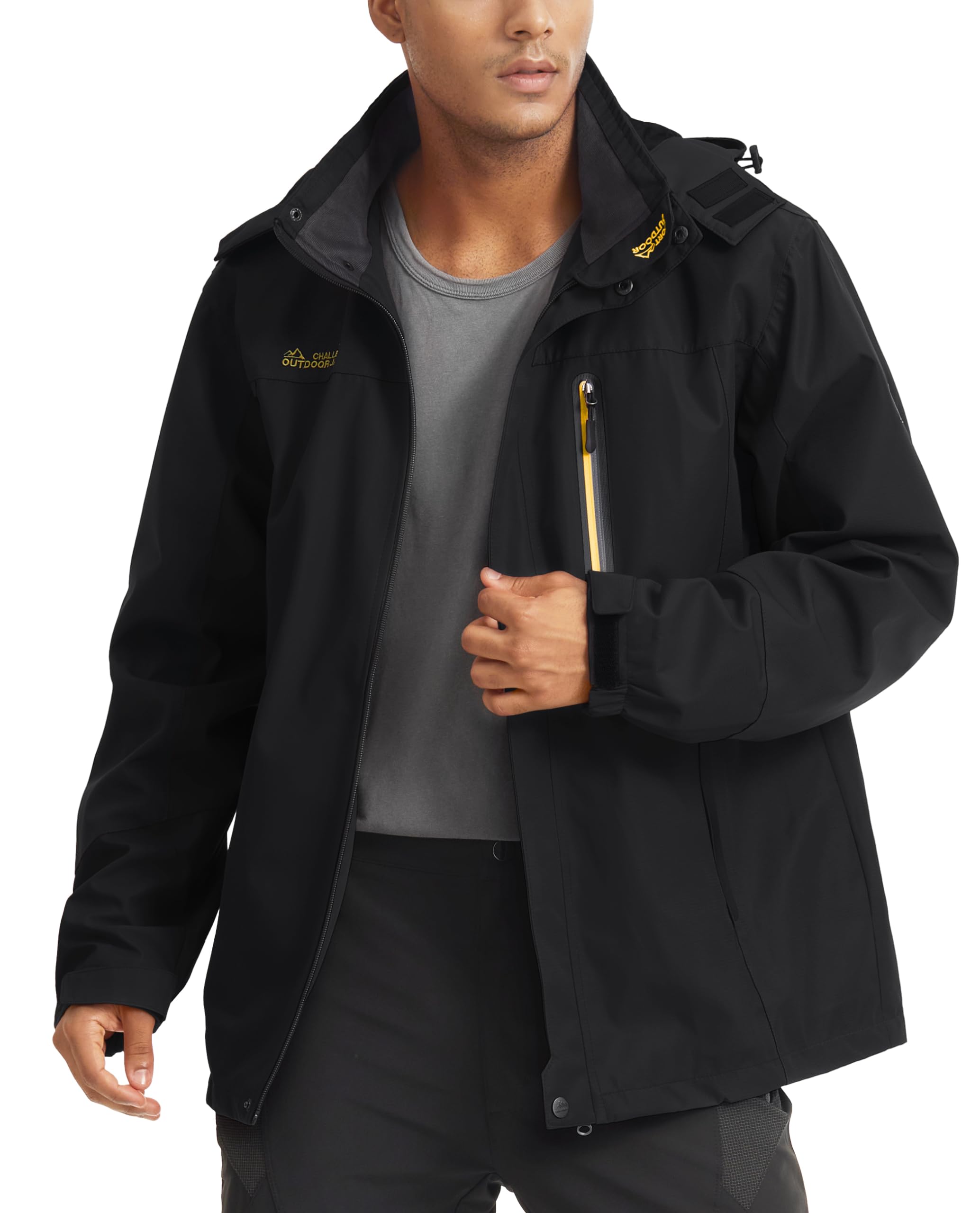 MAGCOMSEN Mens Windbreaker Jackets Rain Jacket Climbing Waterproof Jacket Travel Lightweight Jacket Cycling Jacket Outdoor Coats