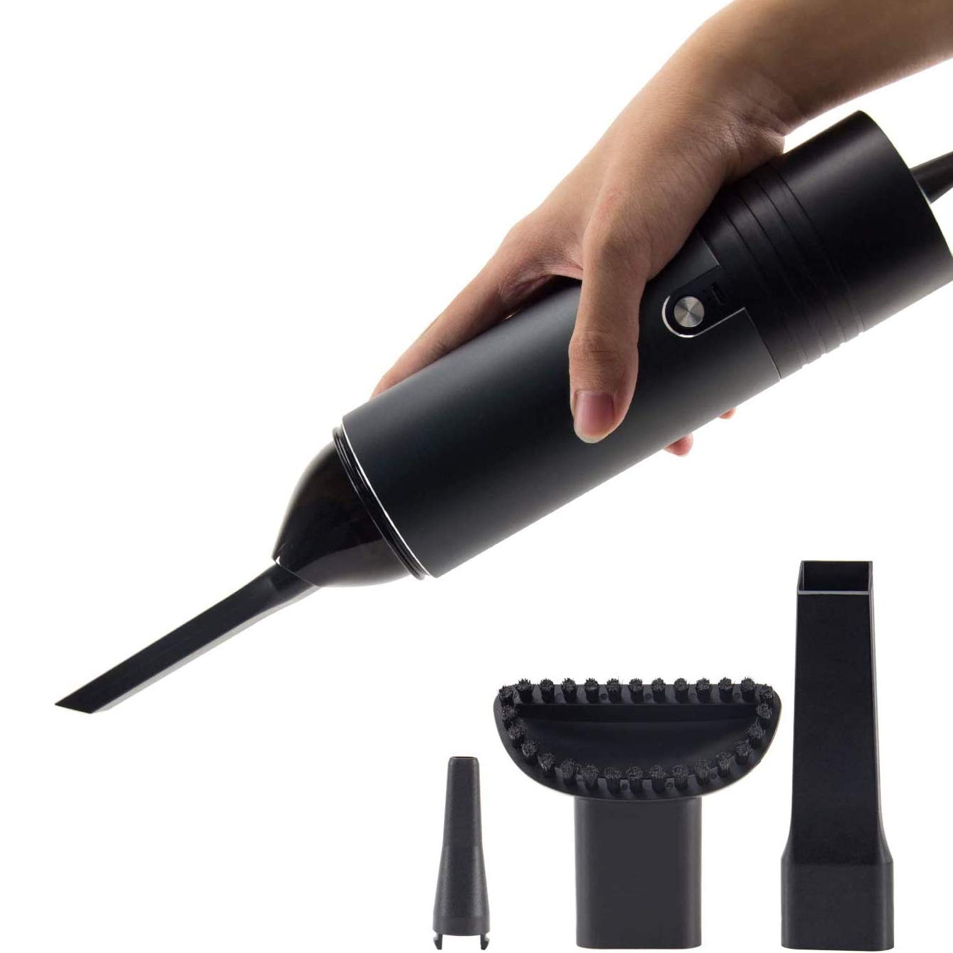 LifeBasis Vacuum Cleaner, Car Handheld Vacuum, USB Rechargeable Portable Mini Vacuum for Clean Car, Keyboard, Office Desk, Computer