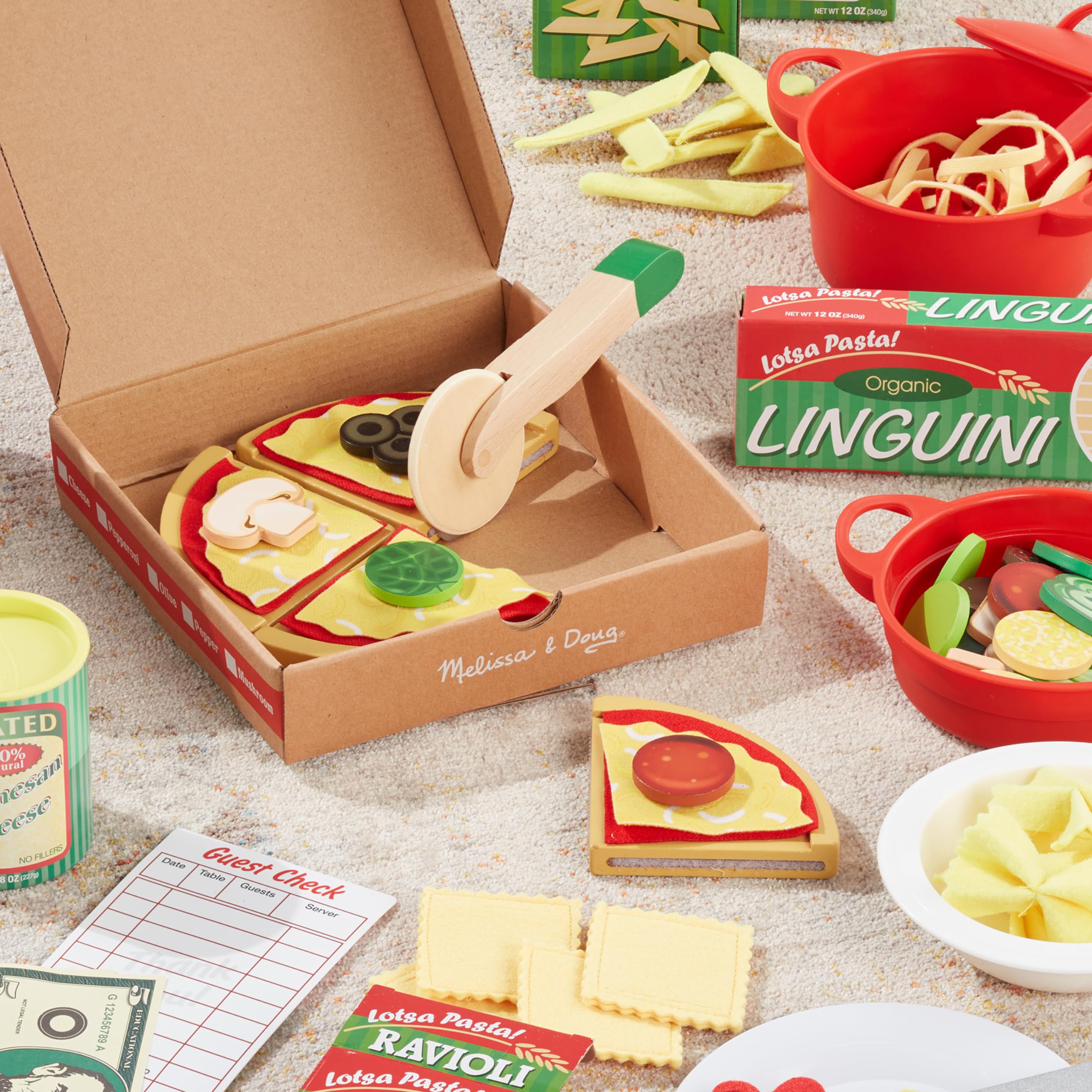 Melissa & Doug Deluxe Pizza & Pasta Play Set