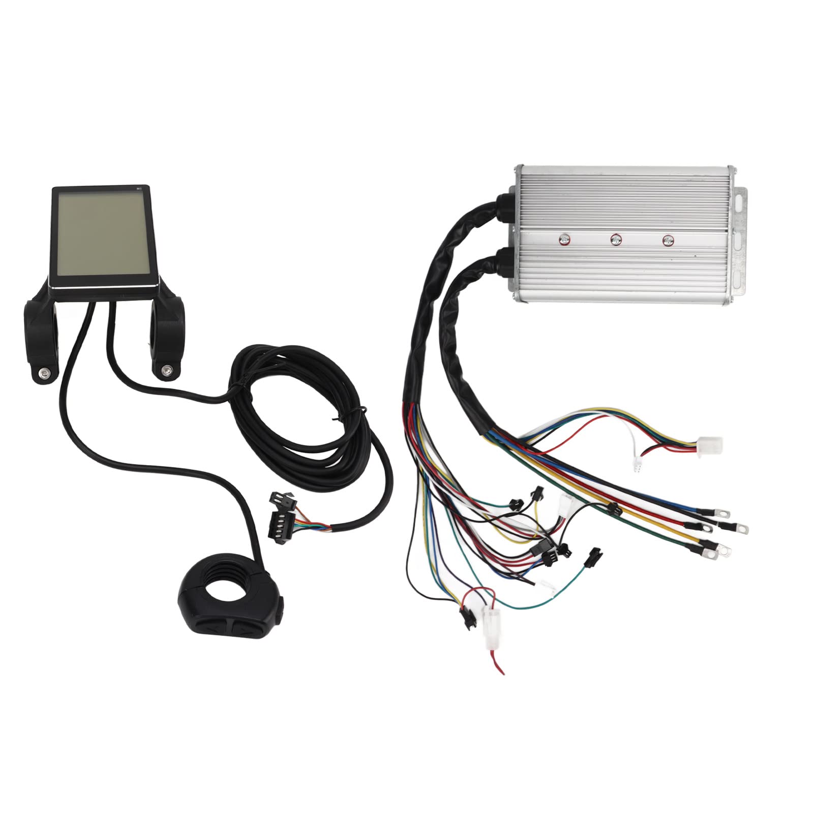 SPYMINNPOO Electric Bike Controller Kit, 1500W 48V 60V Motor Controller with M5 Panel Replacement Accessories for Electric Scooter Bike