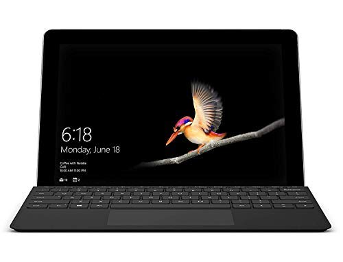 Microsoft Surface Go 10’’ Touchscreen PixelSense (1800x1200) Display (Intel Pentium Gold 4415Y Processor, 4GB RAM, 128GB SSD, Surface Black Type Cover, Windows Ink Active, Windows 10 S Mode)