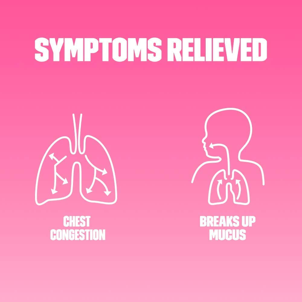 Mucinex Children?s Chest Congestion, Symptom Relief, Expectorant, Bubble Gum Flavor Mini-Melts, 12 Packets (Pack of 4)