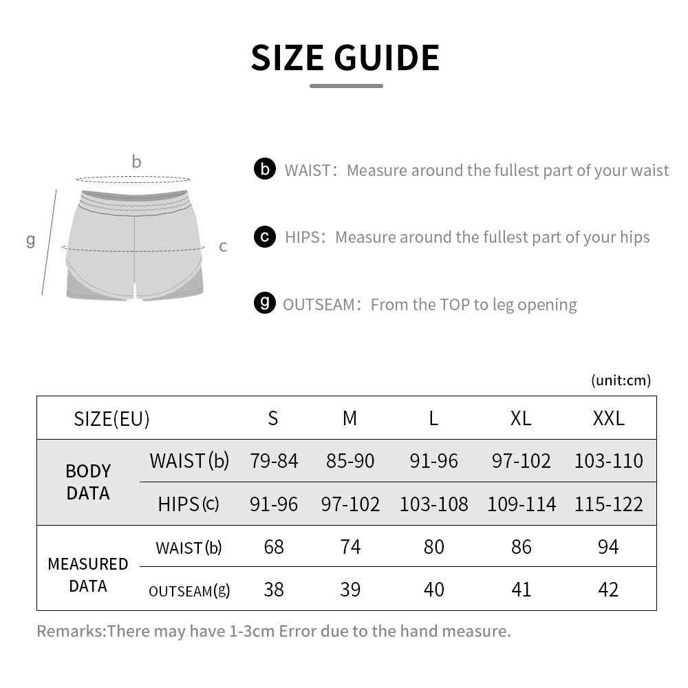 LIXADA Mens Running Shorts 2-in-1 Quick Dry Breathable Elastic Workout Shorts with Inside Phone Pocket/Zipper Side Pockets/Waist Pockets for Boxing Traning Jogging Exercise
