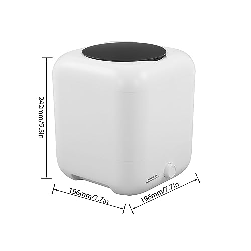 Luqeeg 5L High Capacity Portable Washing Machine 3 Speed Timing USB Rechargeable Portable Small Washer, Mini Washing Machine for Apartment, RV, Baby Clothes, Underwear