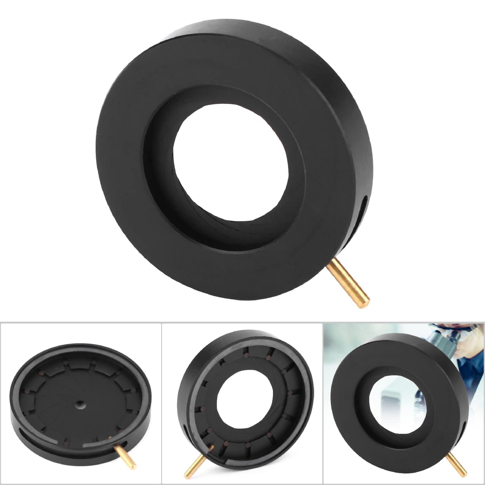 Watris Veiyi Microscope Iris Adapter, Adjustable Iris Aperture Diaphragm, Lens Optical Diaphragm, Microscope Aperture, Microscope Accessories for Laboratory(SK23)