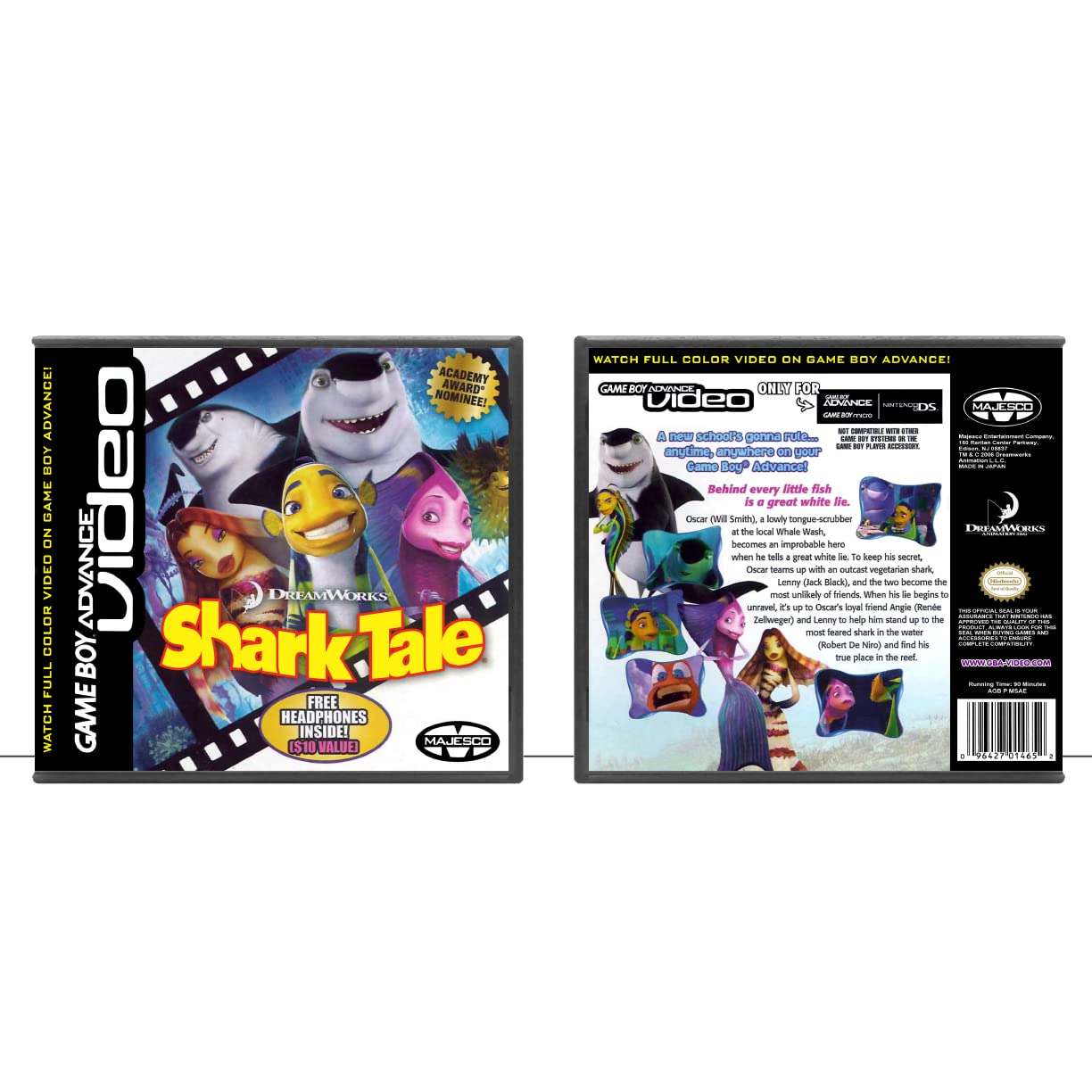 Shark Tale | (GBAV) Game Boy Advance Video - Game Case Only - No Game