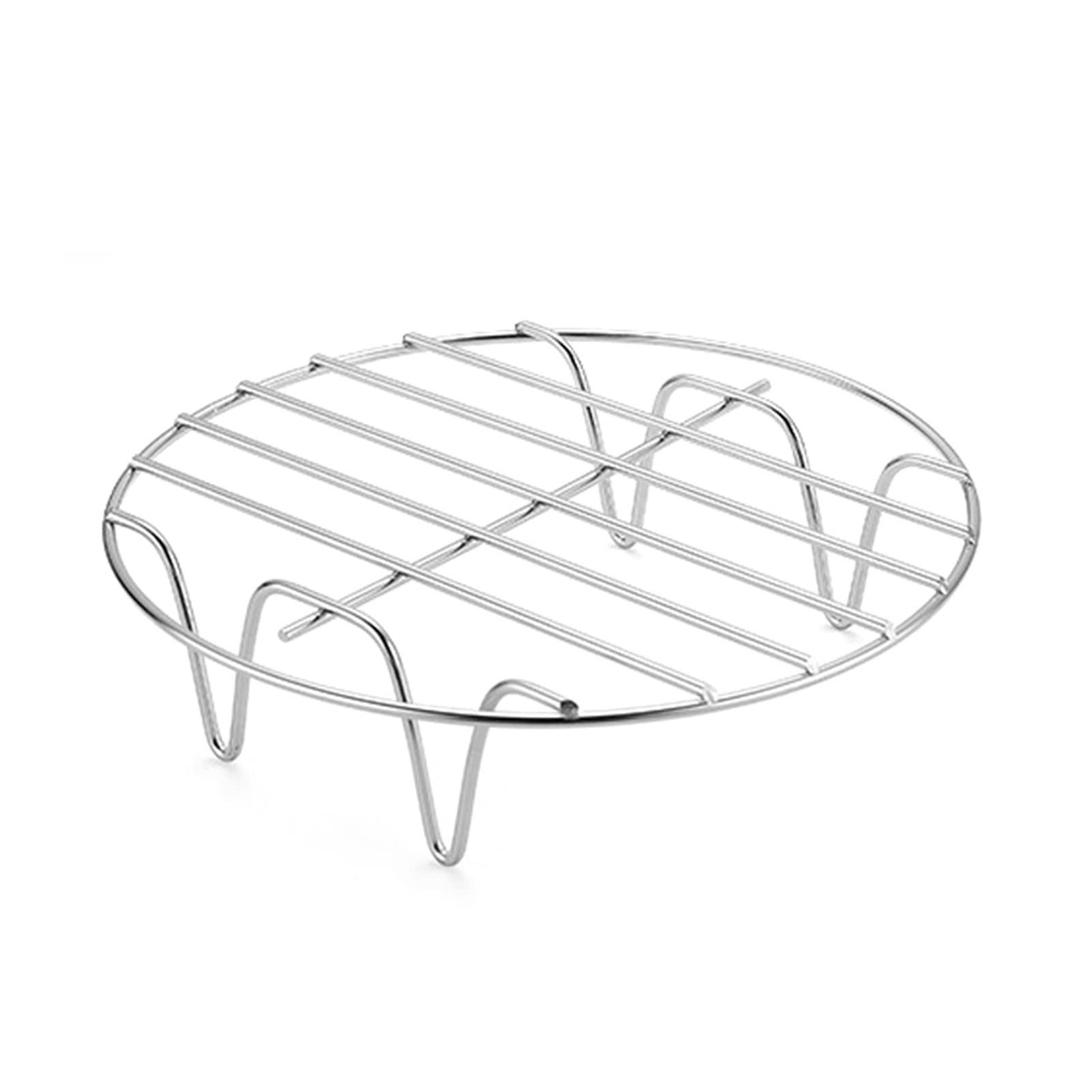 Round Rack for Cooking, Multi-Purpose Accessories Cooking Rack | Multi-Purpose Cooling Rack Stand Grill Fir for Steamer, Fryer, Stockpot