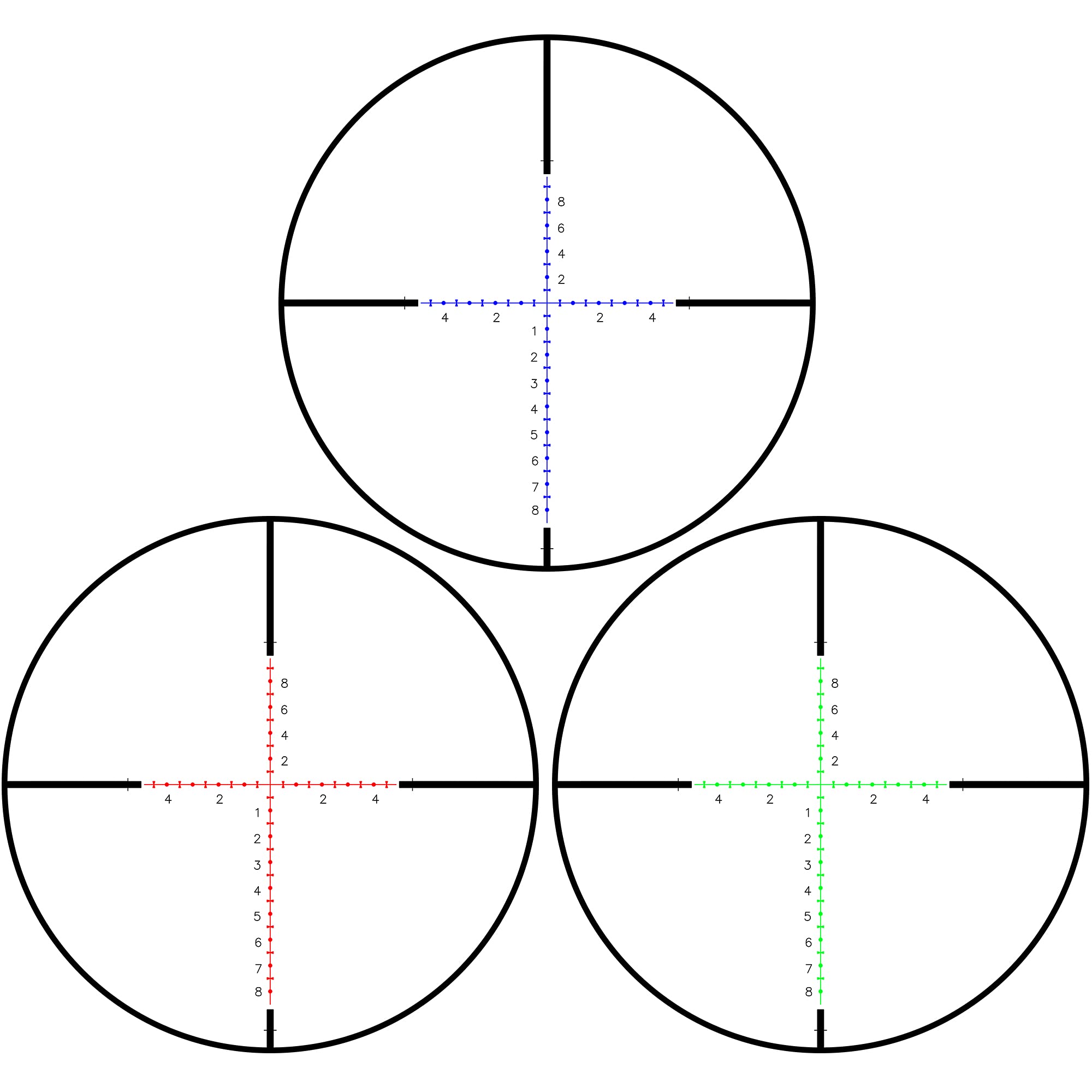 ND4.5-18x56AOGL 30mm Tube Parallax Adjustment with Red/Green/Blue Illuminated Glass Etched Reticle