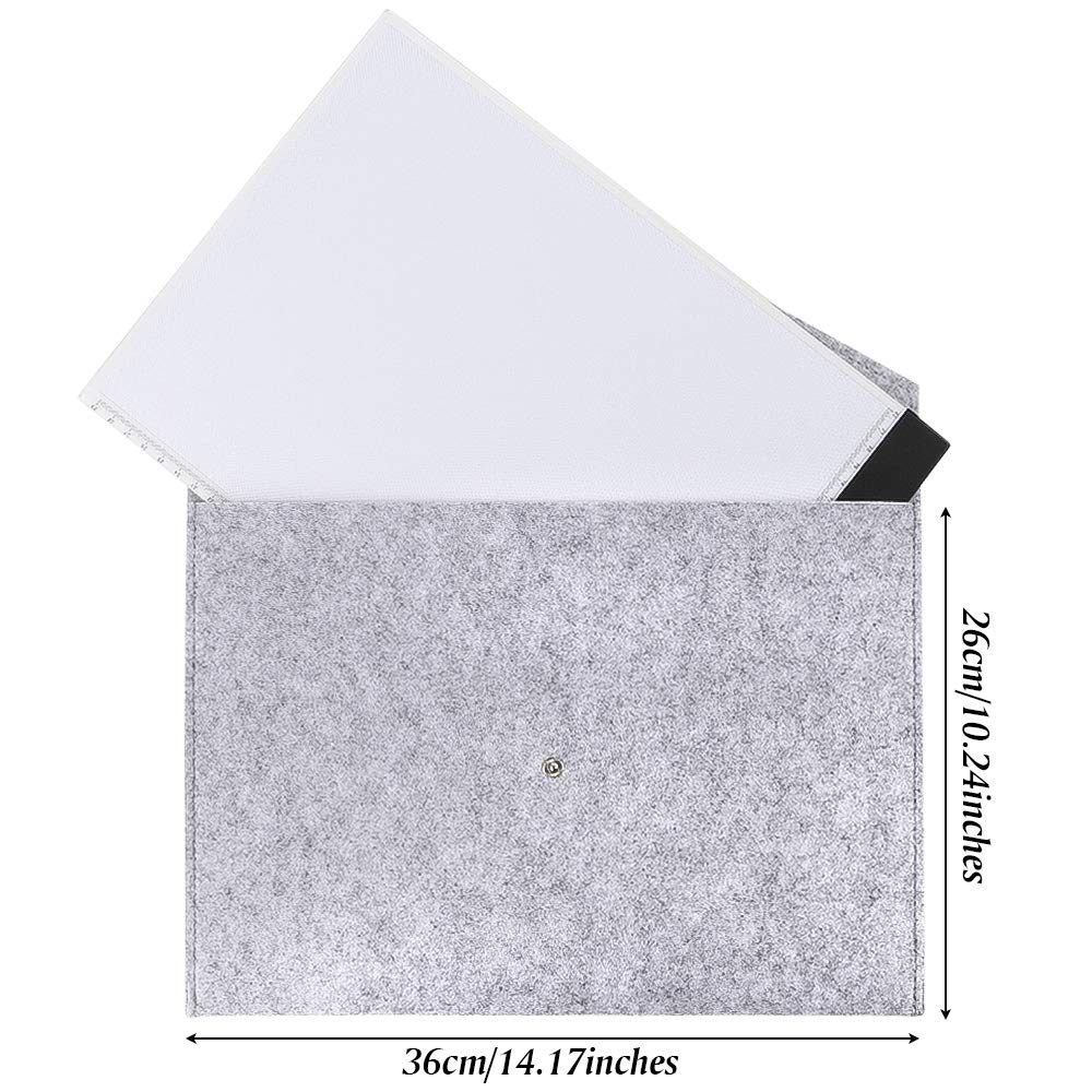 Light Board, LED Light Box for Tracing Portable A4 Light Pad Adjustable Light Drawing Pad USB Powered with Felt Bag and Clips for Artists Diamond Painting Craft Sketching and Animation Design