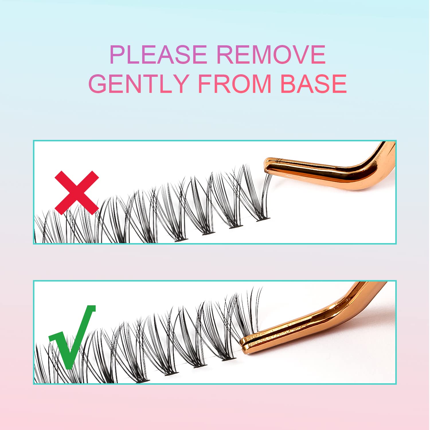 VAVALASH Individual Cluster Lashes 140 PCS DIY Eyelash Extension Light and Soft Faux Mink Slik Lash Clusters Easy Full Lash Extensions DIY at Home (V08,D Curl-Mix)