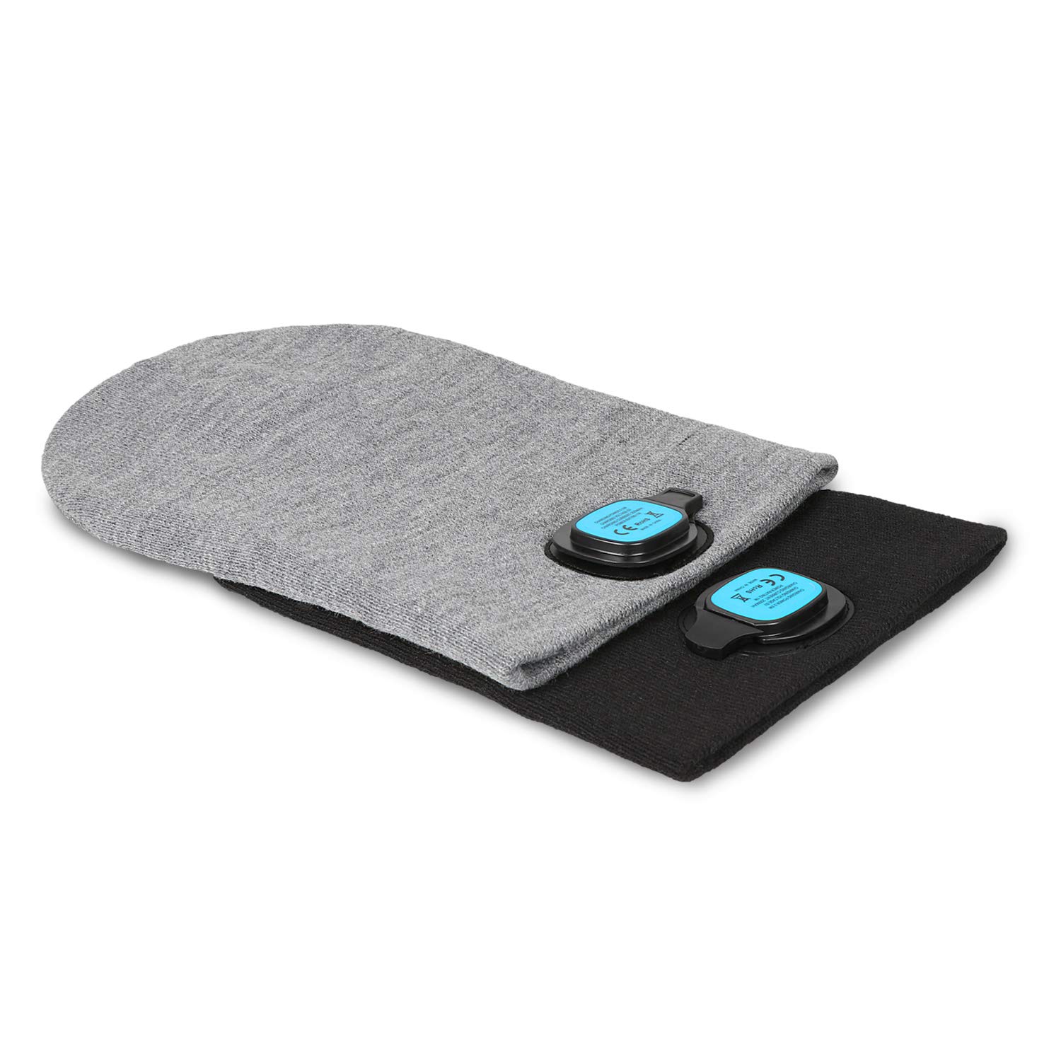PRAVETTE Unisex Beanie with Light Gifts for Men Dad Father Husband USB Rechargeable Hands Free LED Headlamp Cap Mens Gifts