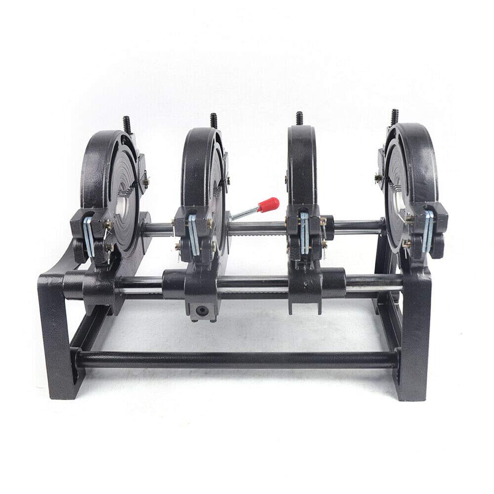 TFCFL Pipe Welder, Manual Tube Butt Fusion Welding Machine 4 Clamps for PE PP PB PVDF HDPE PVC 2.48"-6.30" (63-160mm)