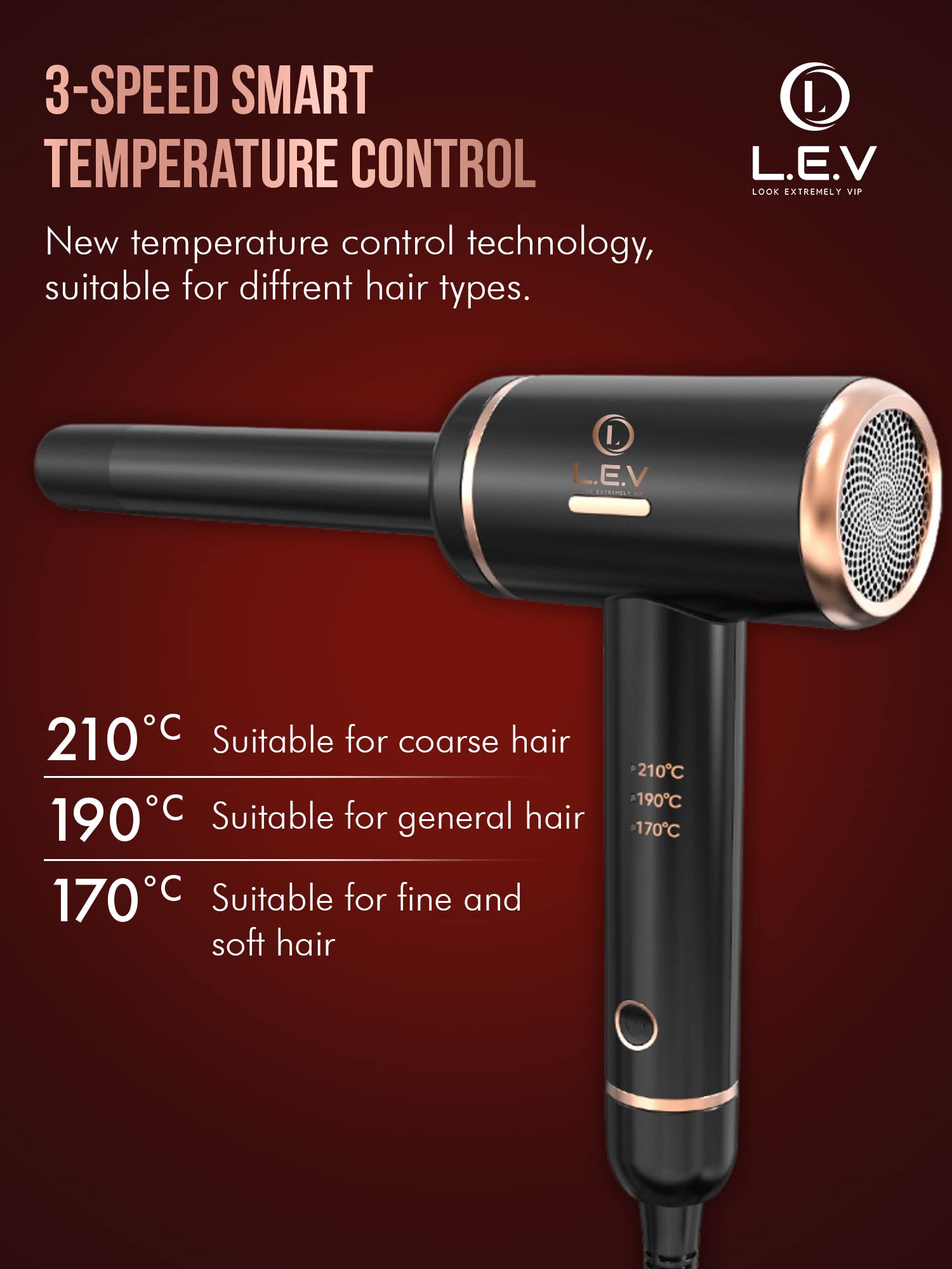 Look Extremely VIP Ceramic Curling Iron with Cooling Air | Curling Wand for Long Lasting Curls | Cordless Hair Curler| 3 Speed Smart Control | Hair Wand and Curling Iron in One