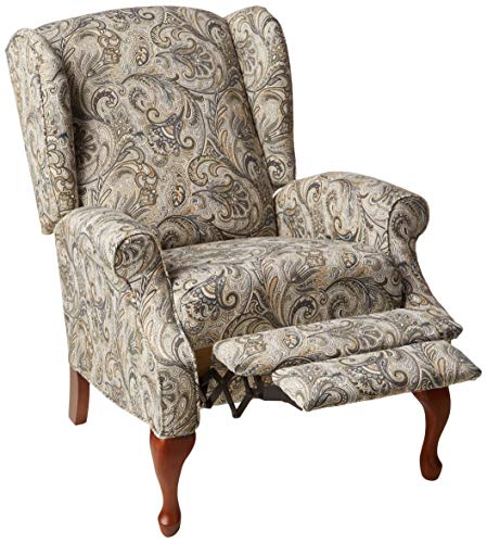Lane Home Furnishings 6002-11 Luisa Prussian Hi Leg Recliner,Medium