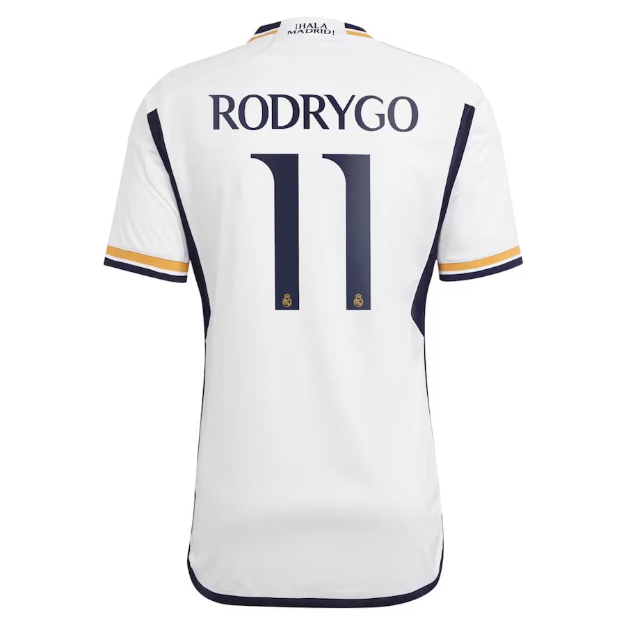 Pro Soccer Specialists Rodrygo #11 Home Soccer Jersey 2023/24 (X-Large) White