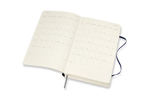 Moleskine Classic 18 Month 2021-2022 Daily Planner, Soft Cover, Large (5" x 8.25"), Black