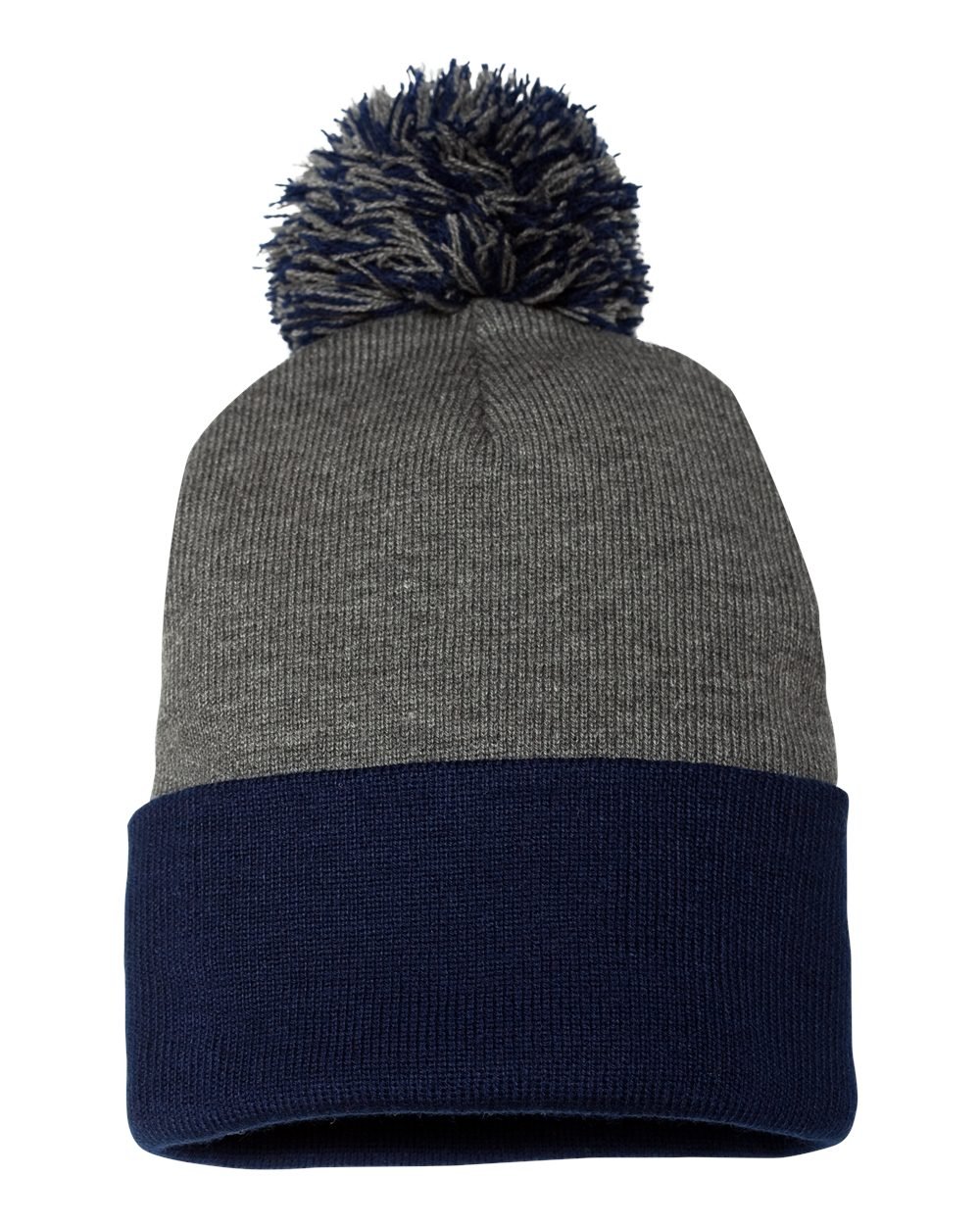 Love Sketches Custom Embroidered Beanie Men Women Unisex Cuffed Knit Pom Skull Cap Hat (DkHthGreyNavy)
