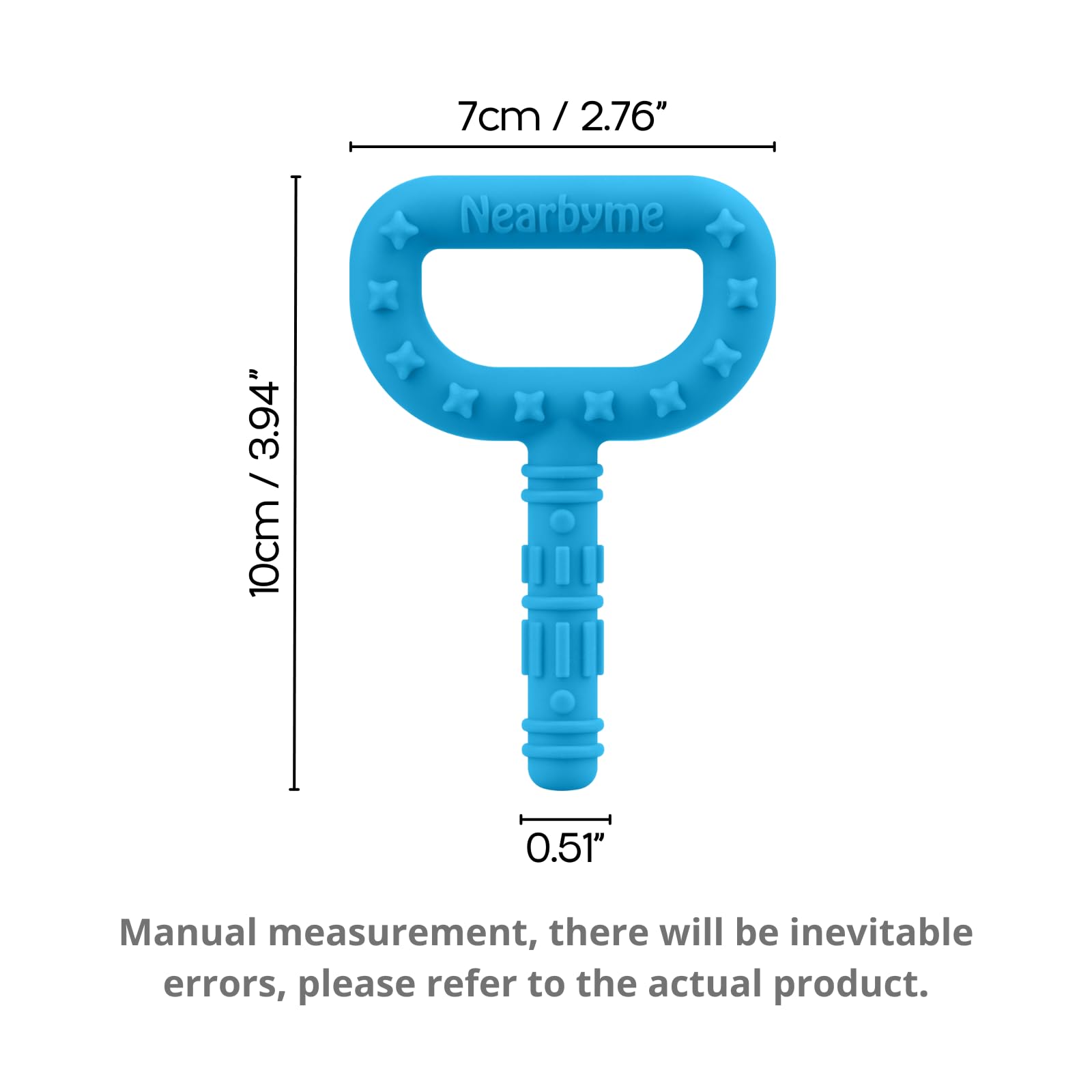 Sensory Oral Motor Chew Tool, Pack of 3 Silicone Chewing Sticks for Autistic Chewers, ADHD, SPD, Oral Motor Stimulation or Special Needs (A)