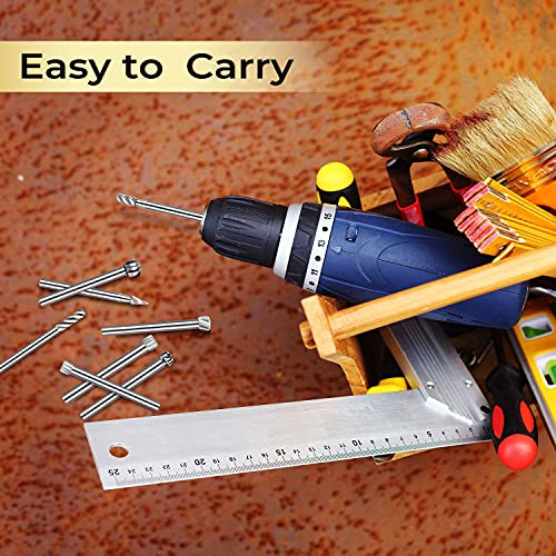Tonsiki 20PCS Wood Carving Bits Set, 1/8 Inch(3mm) Shank Tungsten Carbide Rotary Tools Accessories for DIY Woodworking, Engraving, Grooving, Polishing, Suitable for Most Rotary Tools