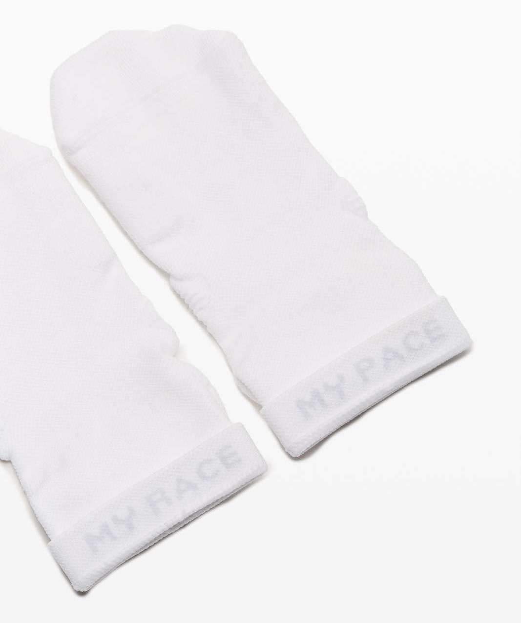 Lululemon Speed Ankle Sock Silver (White, SM), Small-Medium