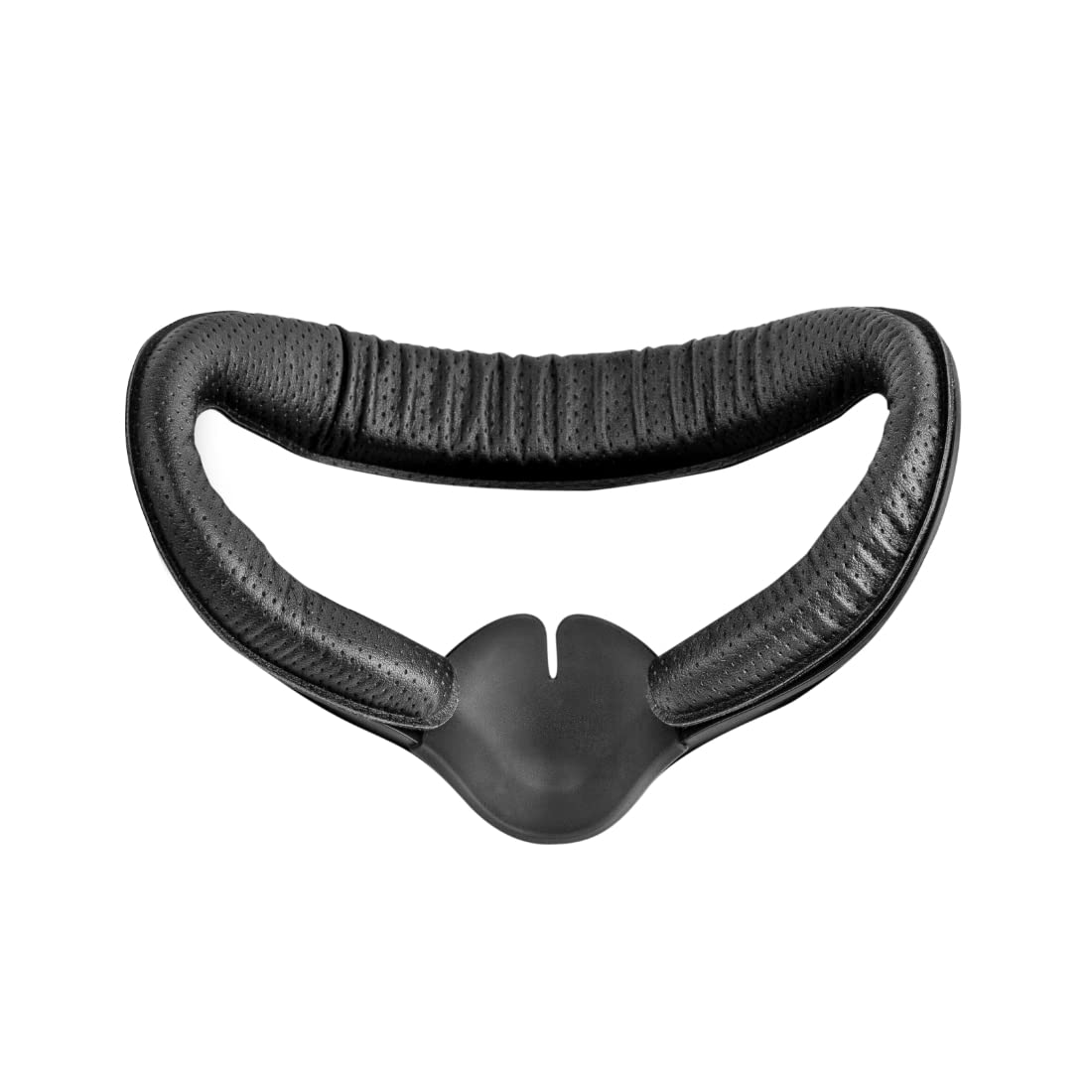 Rebuff Reality VR Facial Vent Soft Interface Bracket & Anti-Leakage Light PU Leather Foam Face Cover Replacement Pad Custom Comfort Accessories 6-Piece Set for Oculus Quest 2 (Black,6-in-1)