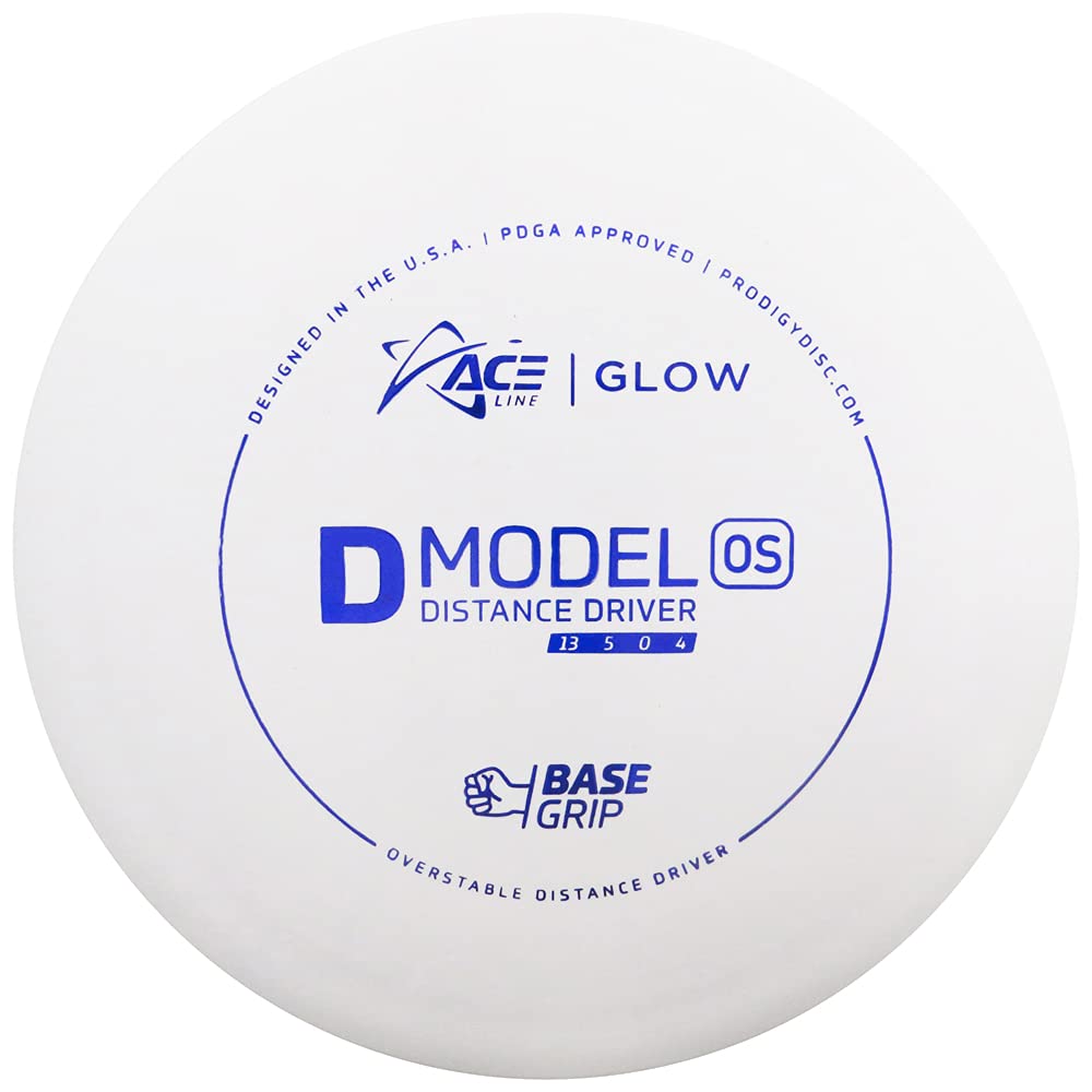 Prodigy Disc Ace Line Glow Base Grip D Model OS Distance Driver Golf Disc [Colors May Vary] - 170-175g