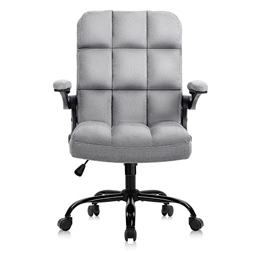 ZLXDP Office Chairs Computer Armchair Fabric High Back Desk Chair for Bedroom (Color : E, Size : 1)