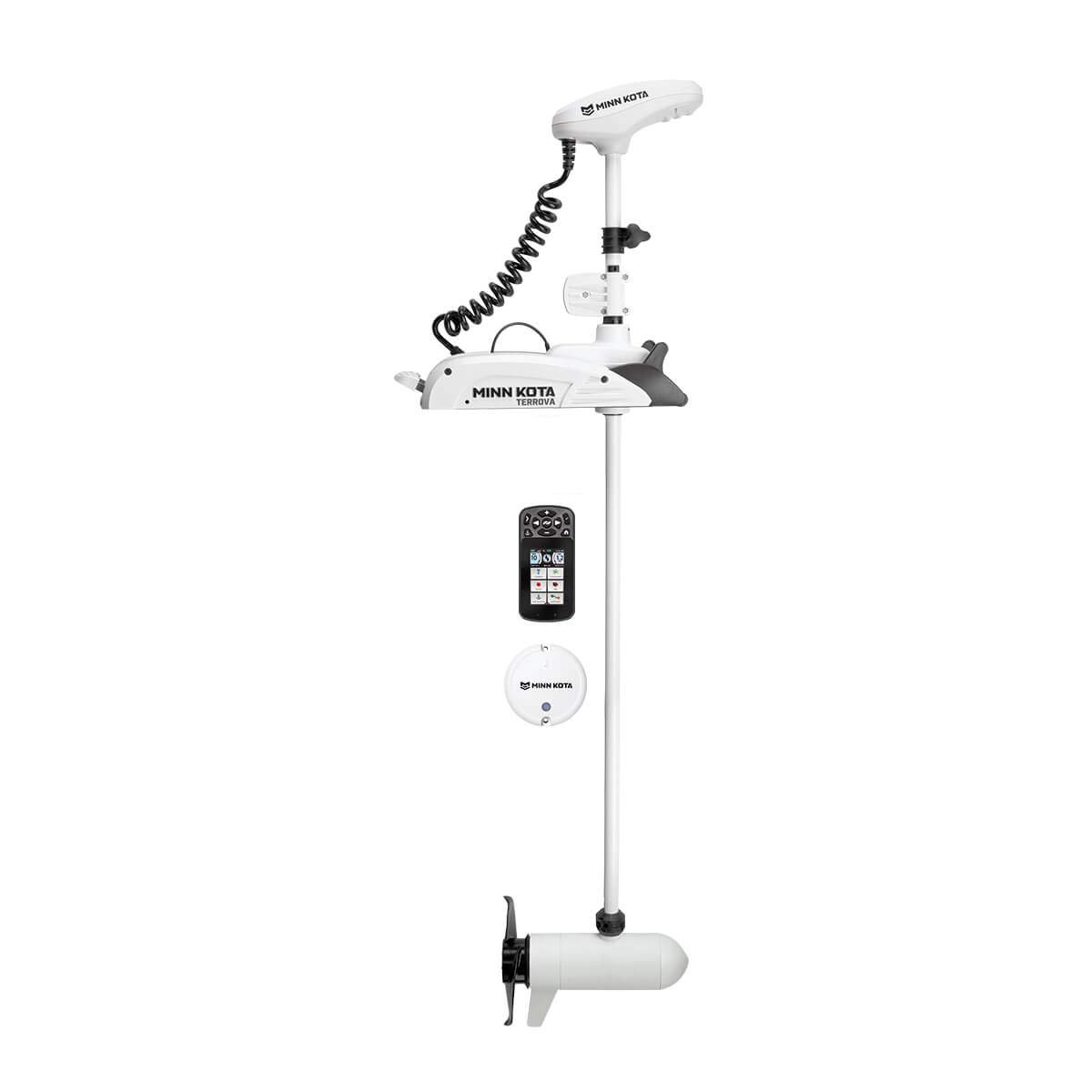 Minn Kota 1363738 Riptide Terrova Saltwater Electric-steer Bow-Mount Trolling Motor with i-Pilot Link GPS, 112 lbs Thrust, 60" Shaft