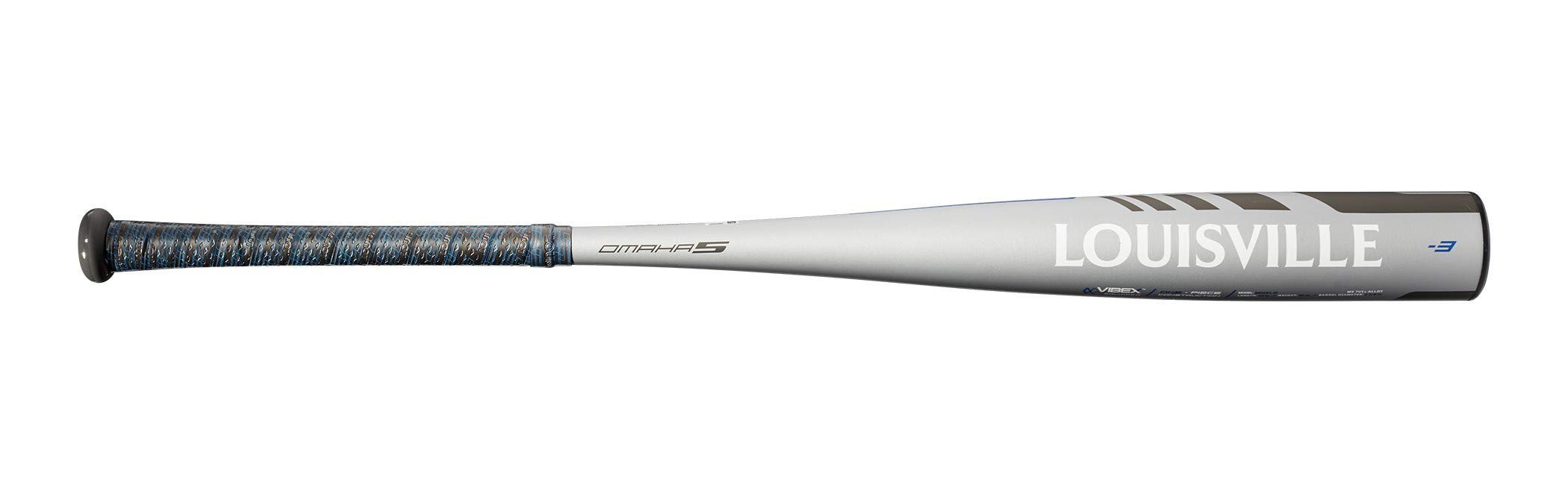 Louisville Slugger 2020 Omaha (-3) 2 5/8" BBCOR Baseball Bat, 33"/30 oz