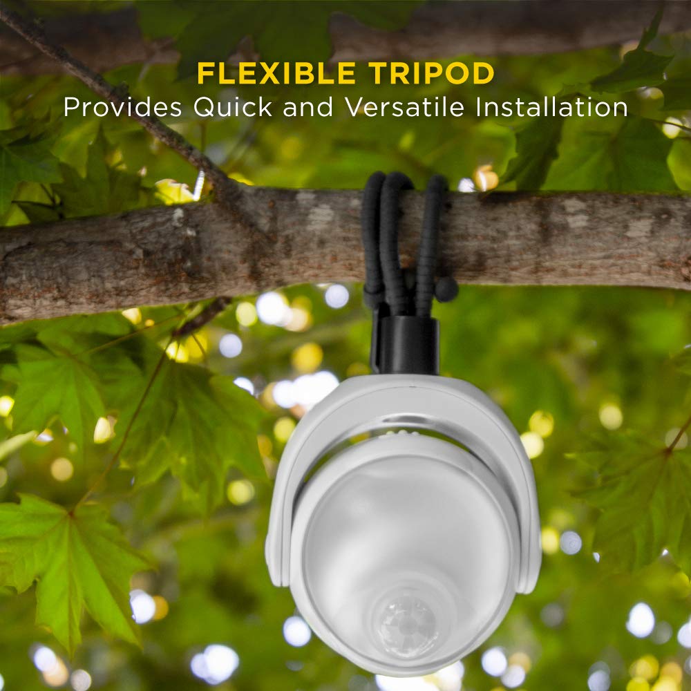Limitless Innovations Lumenology Portable LED Motion Sensor Light Provides 148 Lumens with a 13 ft Detectable Range and Flexible Tripod Base with Magnetic Option β Indoor/Outdoor (White)