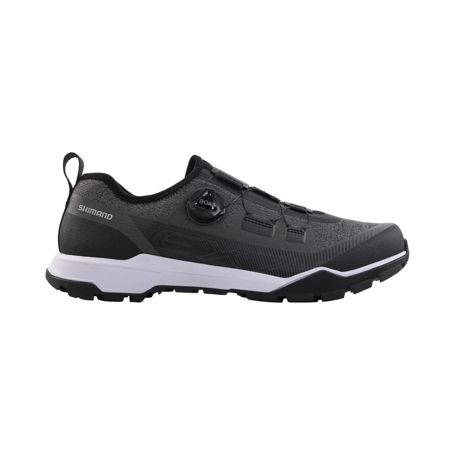 SHIMANO SH-EX700 Men’s Gravel Touring Shoe, Black, 12-12.5 Men (EU 48)