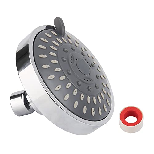 Solimeta High Pressure Shower Head, High Flow Bathroom Showerhead with Adjustable Brass Ball Joint