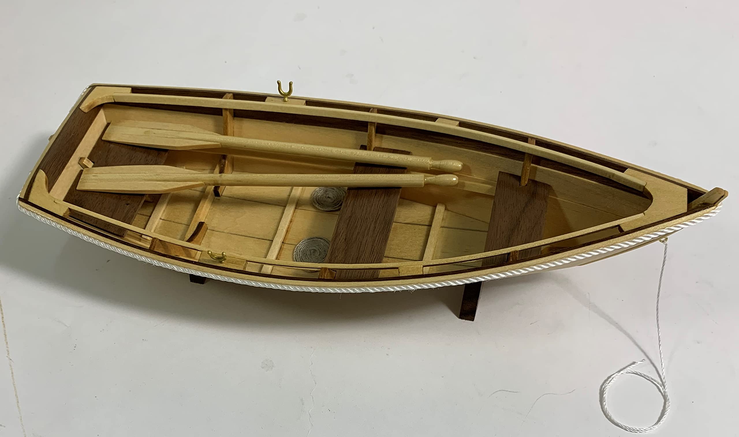 Midwest Dinghy Wooden Ship Model Building Kit for Adults DIY Woodcraft Self Assembly