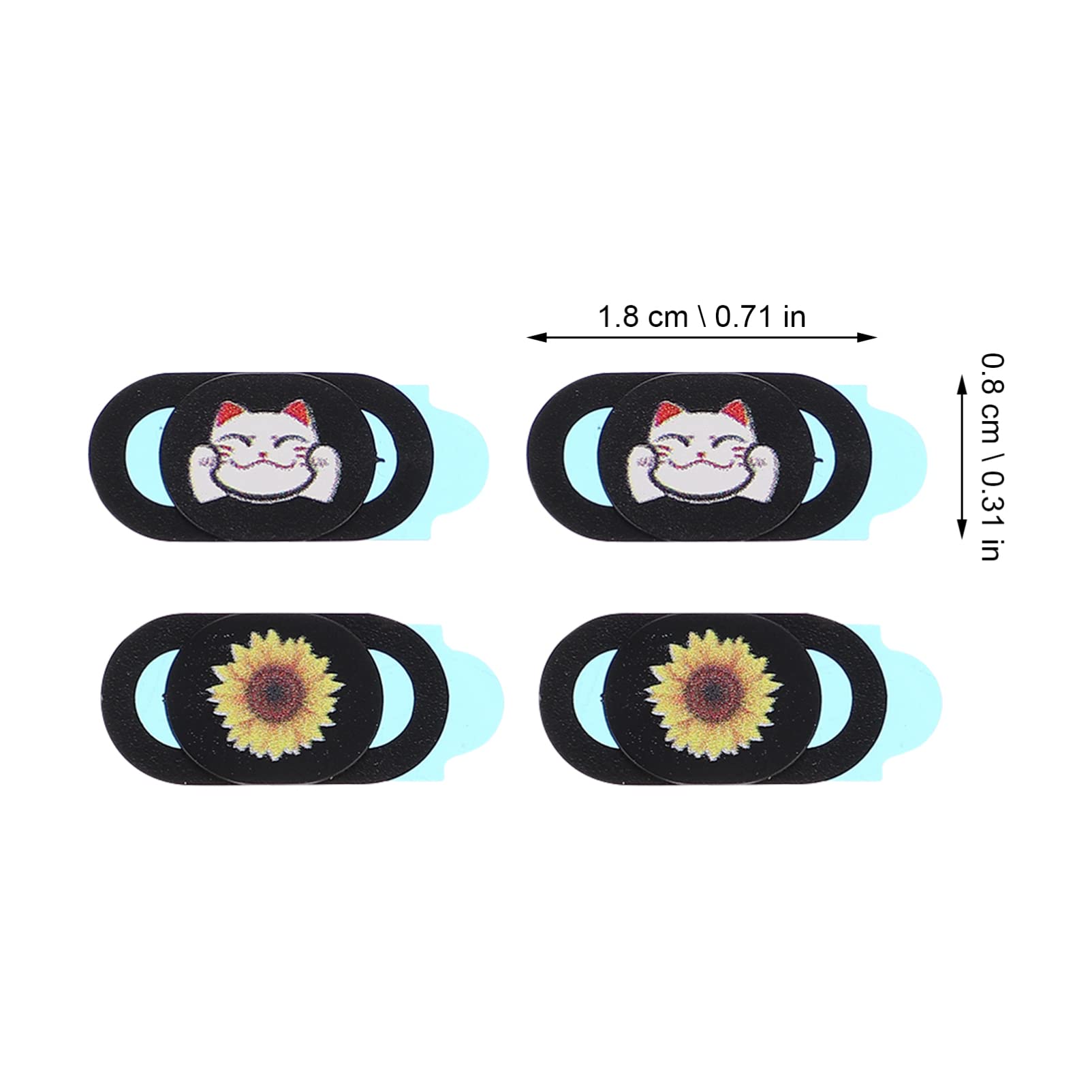 SOLUSTRE Computer Camera Computer Camera Computer Camera 6pcs Ultra- Thin Adhesive Webcam Cover Laptop Camera Cover Slide for Laptop Phone Computers Laptops Computers Laptops Pc Camera