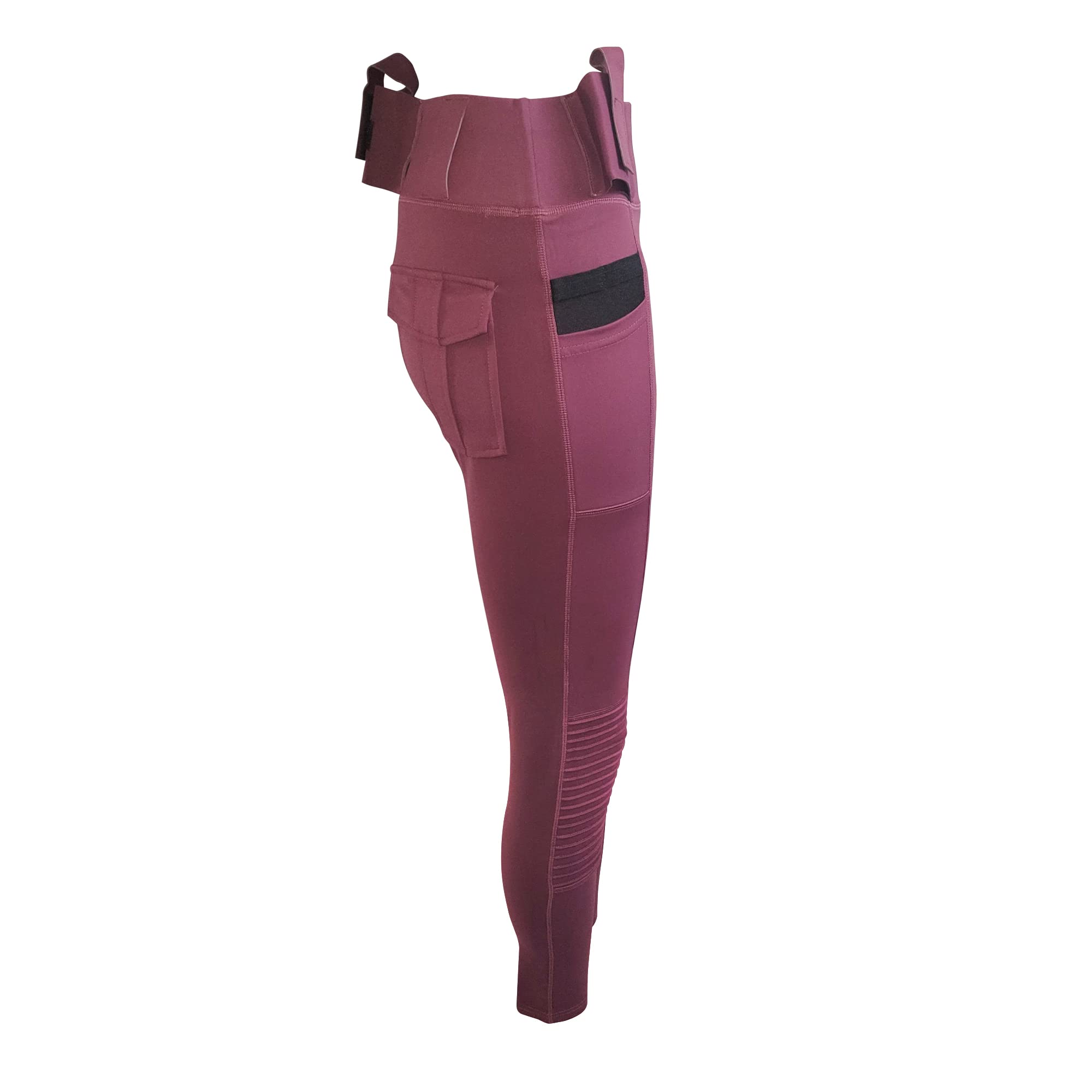 UB Undercover Gun Conceal Carry Legging Women (as1, Alpha, l, Regular, Long, Black)