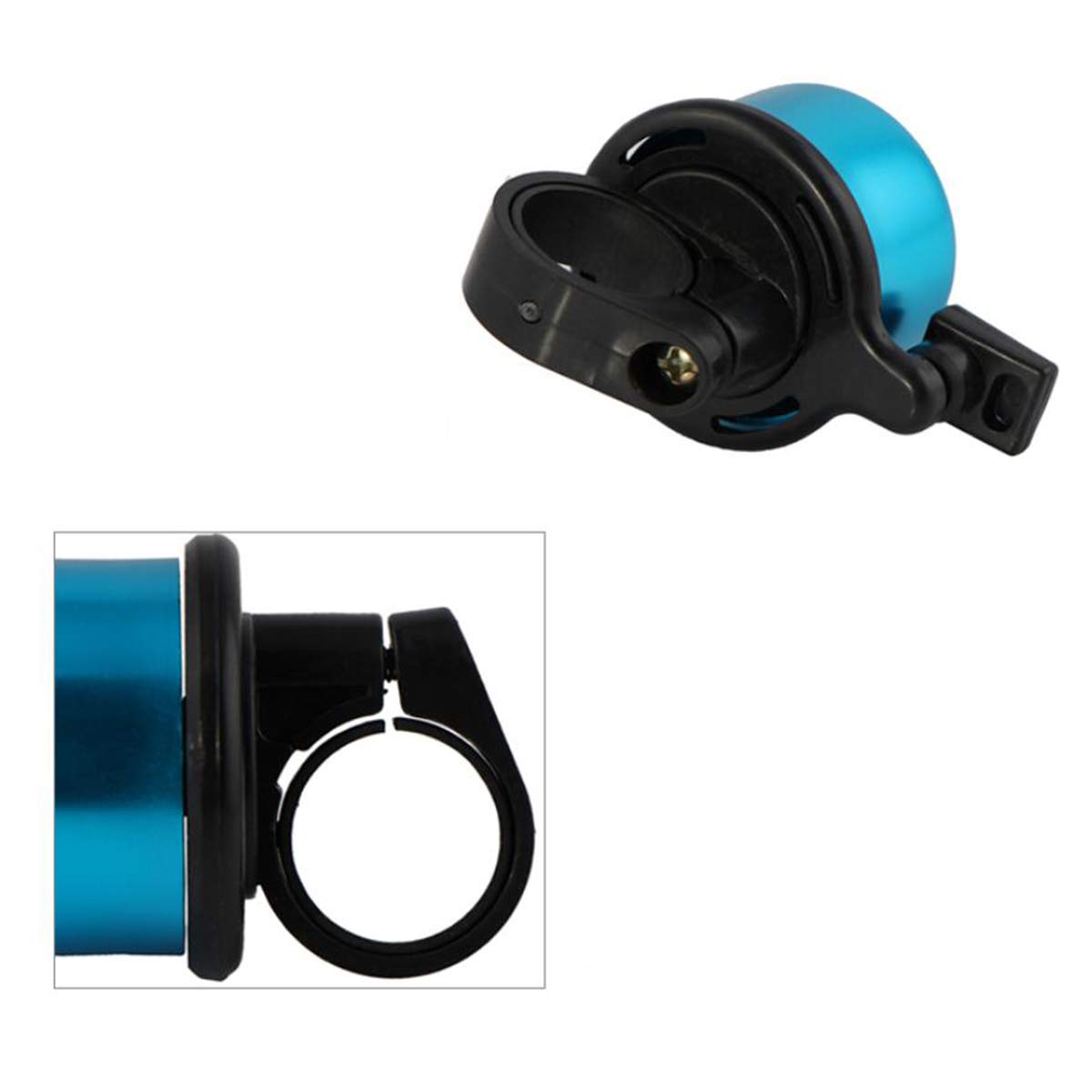 LIOOBO Bicycle Bell Horn with Compass Kids Bike Bell Ringer Bicycle Accessories (Blue)