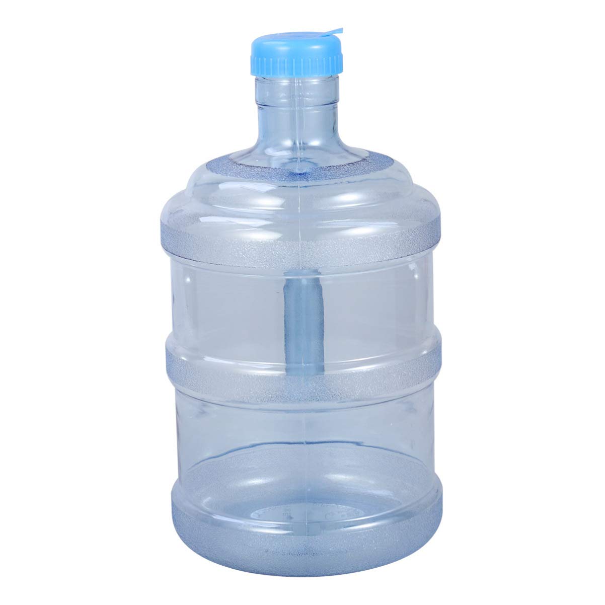 LIOOBO Water Jug 5L Mineral Water Bottle for Camping Hiking Outdoor Sport Portable Plastic Bottle with Handle Carrying Easy