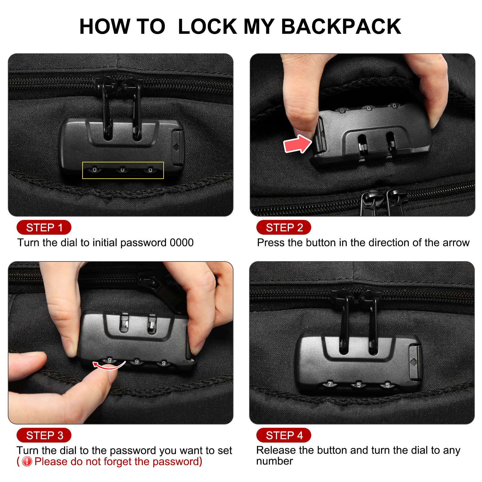 LOVEVOOK Travel Backpack for Men 17inch Large Work Backpack for Men Large Capacity Lockable Mochilas para Hombres Waterproof Computer Backpack for Work Business Travel (17 inch,Green)