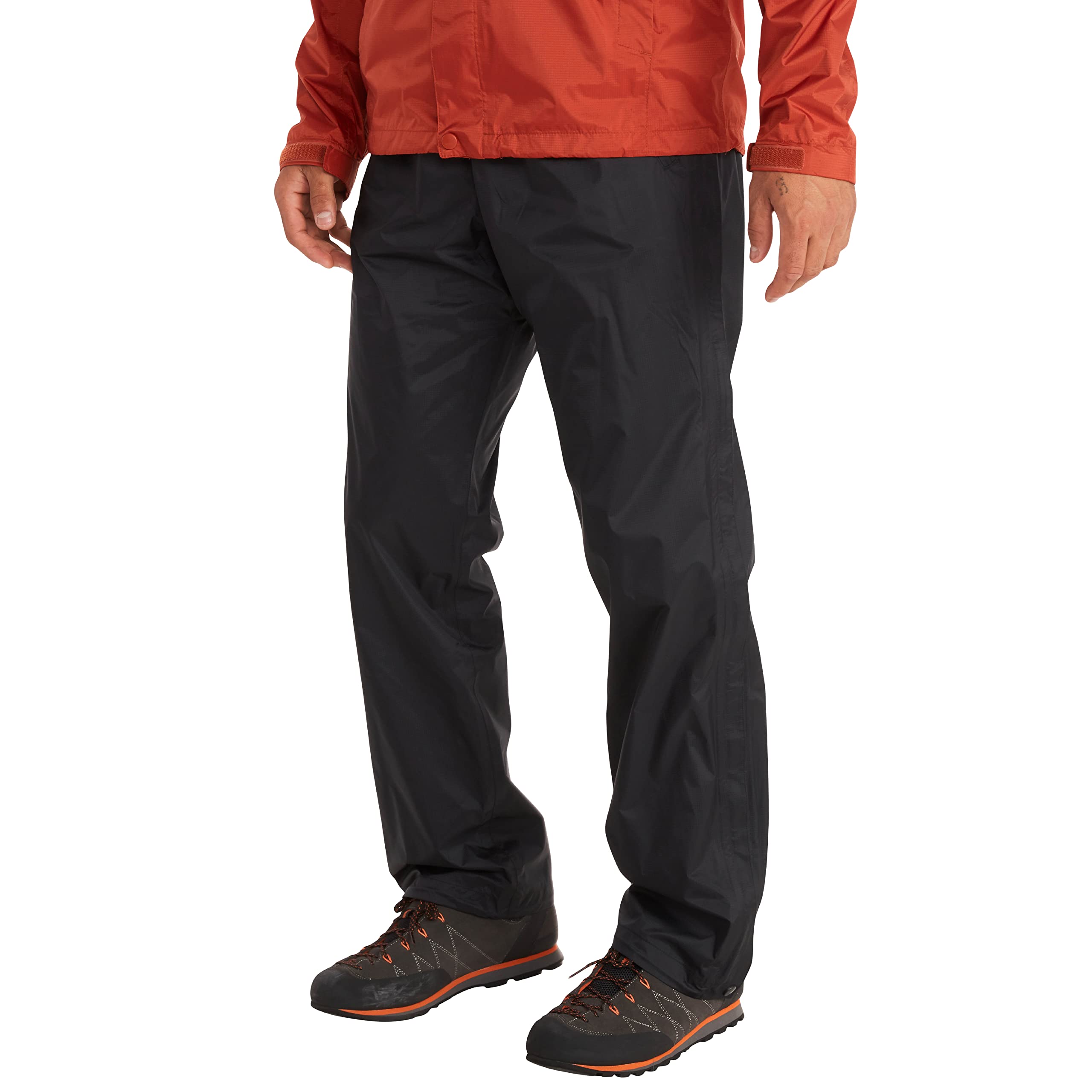 MARMOT Men’s PreCip Full-Zip Pant | Lightweight, Waterproof, Jet Black, X-Large