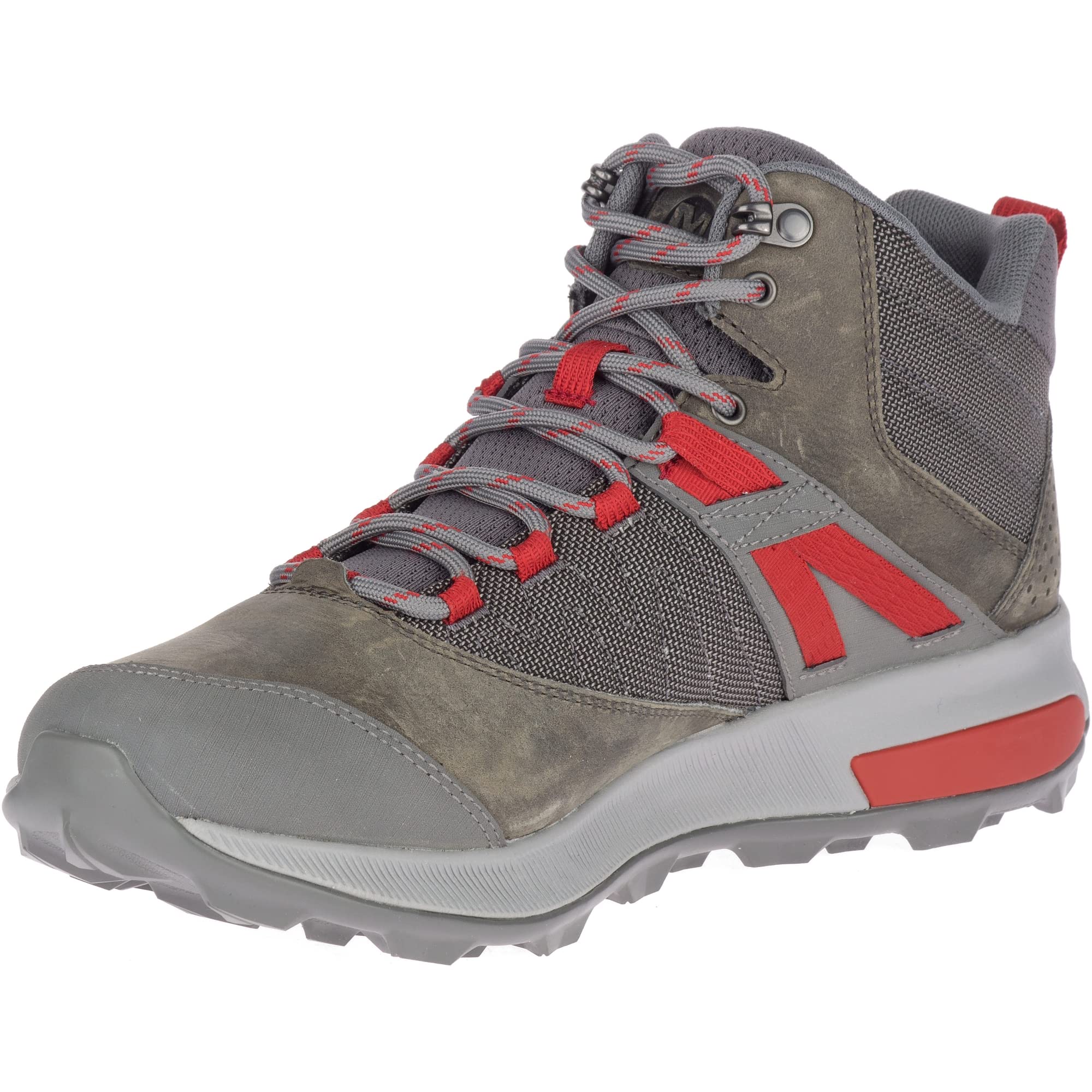 Merrell unisex adult Zion Mid Wp Hiking Boot, Merrell Grey, 8 US