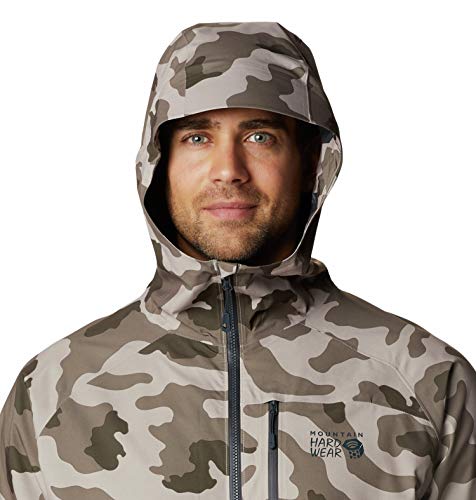 Mountain Hardwear Men's Stretch Ozonic Jacket, Badlands Camo, Medium