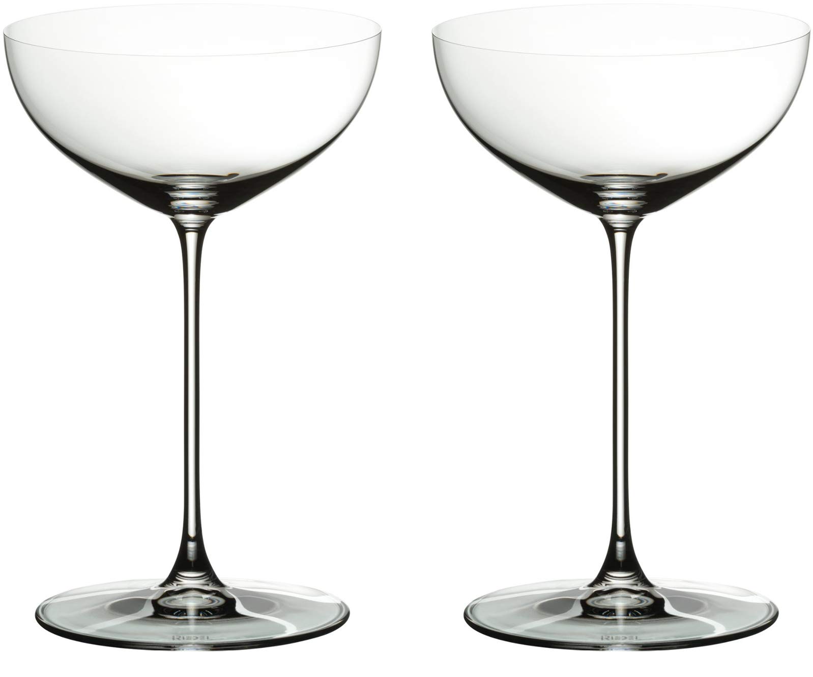 Riedel Veritas Moscato/Coupe/Martini Glass, Pack of 4 Includes Wine Pourer with Stopper and Polishing Cloth