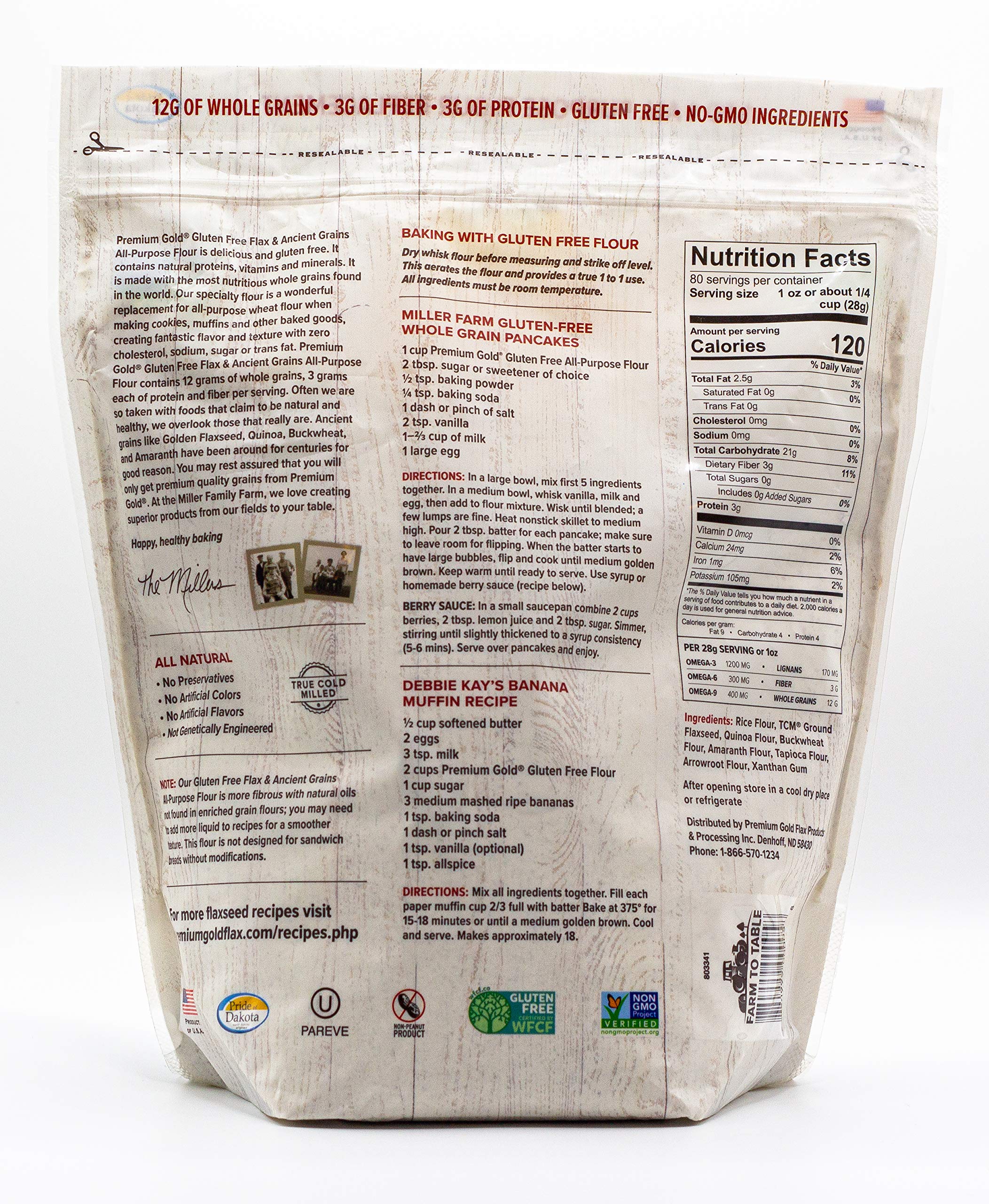 Premium Gold Gluten Free All Purpose Flour, 5 Pound