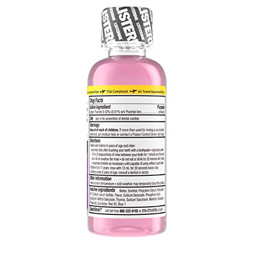 Listerine Total Care Zero Mouthwash, Fresh Mint, 3.2 Ounce